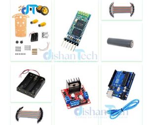 Bluetooth Controlled Arduino Car Kit - DishanTech BD