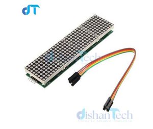 Dot Matrix LED Display Module (Quad 8x8 Display) - DishanTech BD